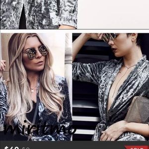 Alice Blue | Jackets & Coats | Crushed Velvet Blazer Like New | Poshmark